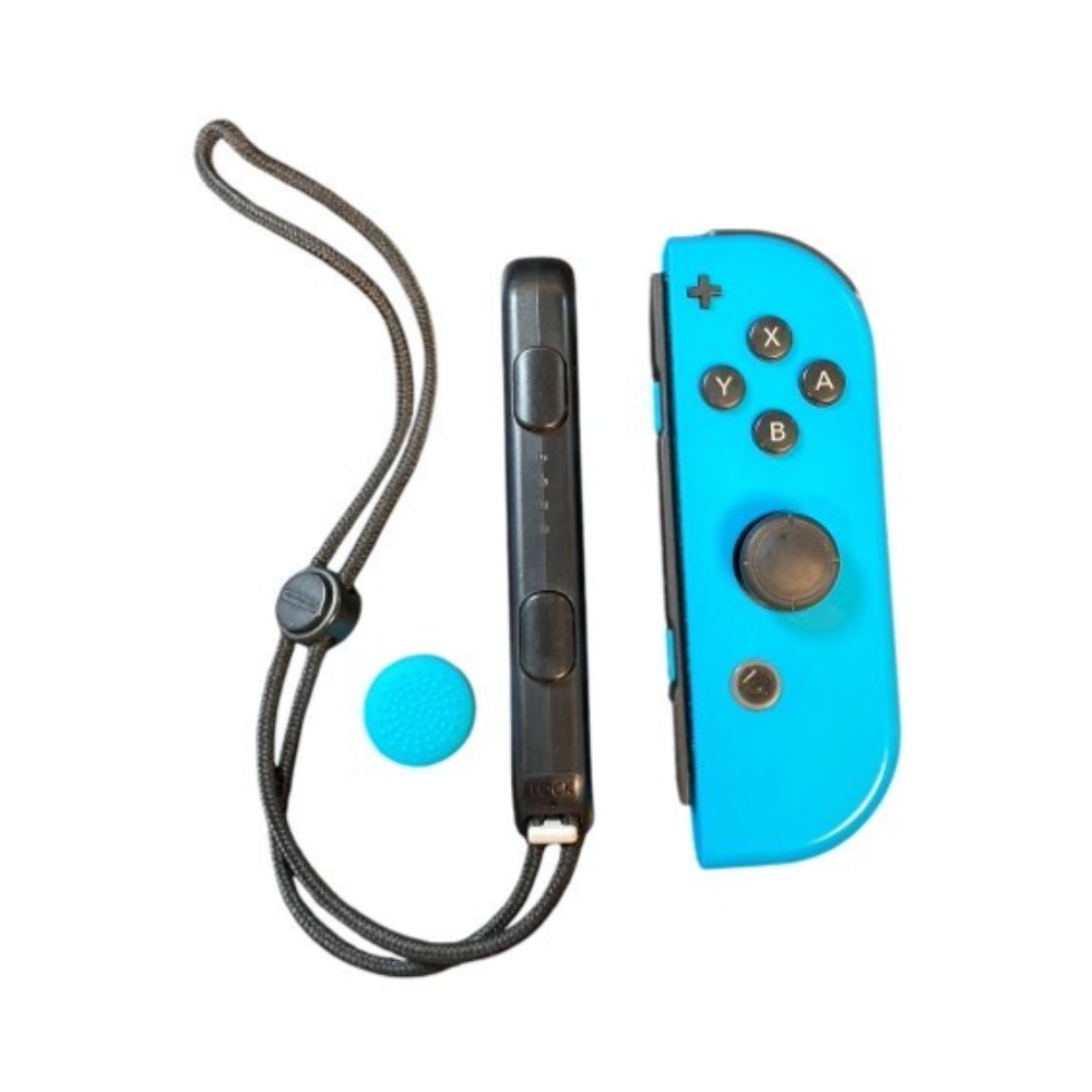 Pre-owned Nintendo Switch Joy-Con (R) Neon Blue - Own4Less